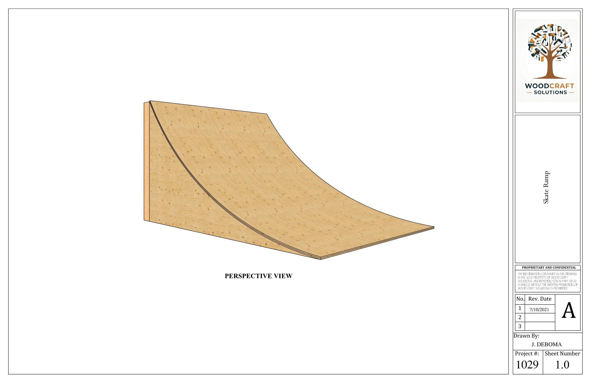 Skate Ramp Plans - Etsy