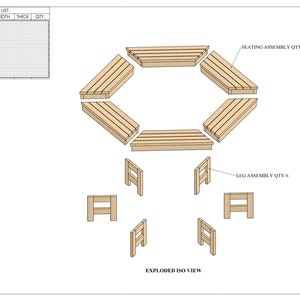Hexagon/angled Bench Plans - Etsy