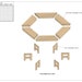 Hexagon/angled Bench Plans - Etsy