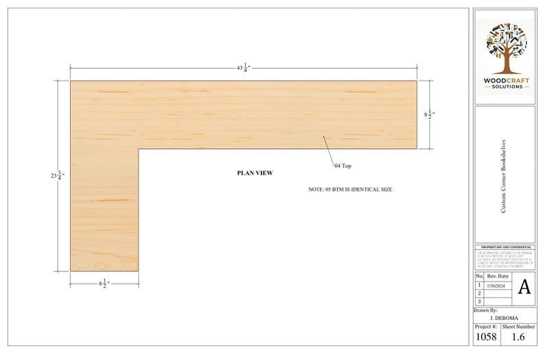 Custom Corner Bookcase - Etsy