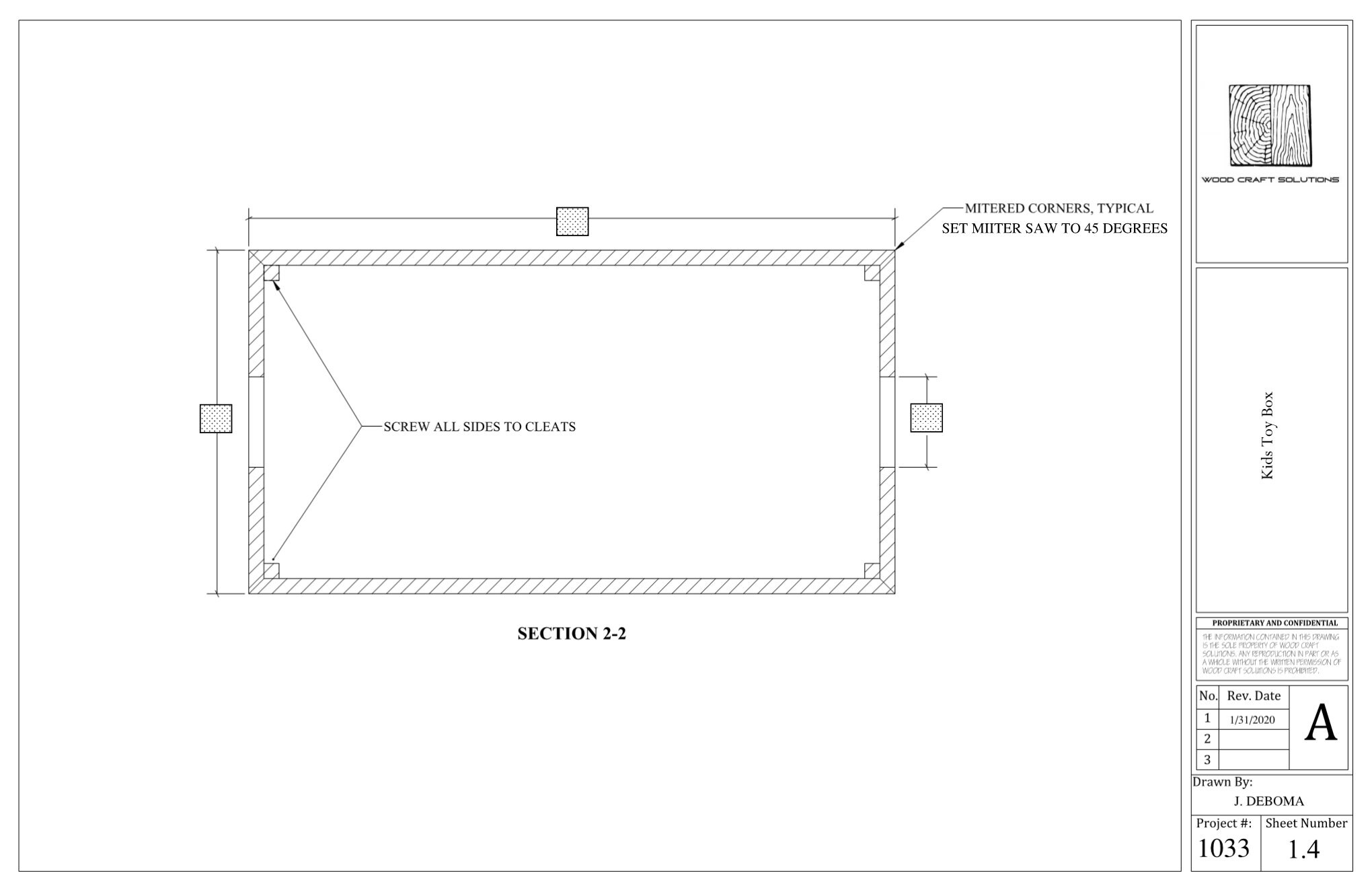 Kids Toy Box Plans - Etsy