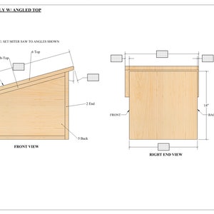 Little Free Library Version 2 Plans - Etsy