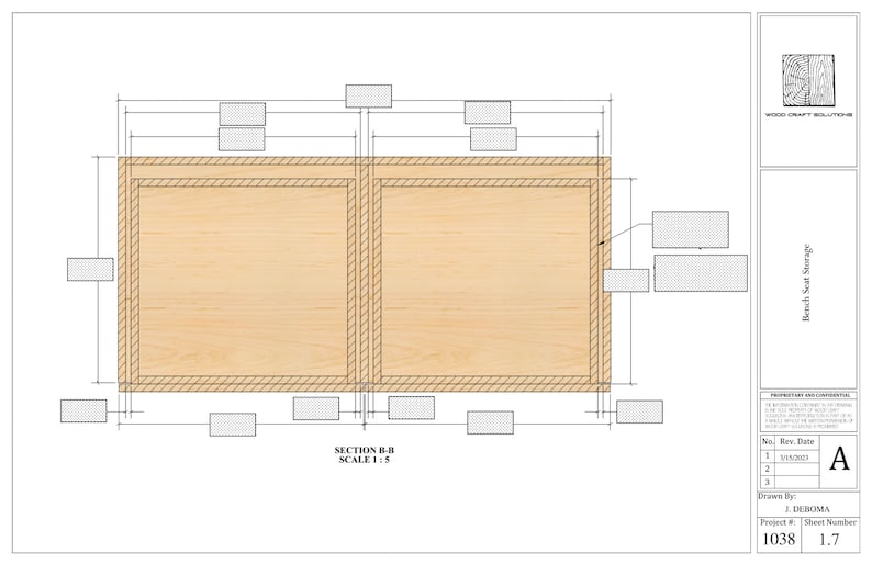 Bench Seat Storage Plans - Etsy