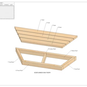 Hexagon/angled Bench Plans - Etsy