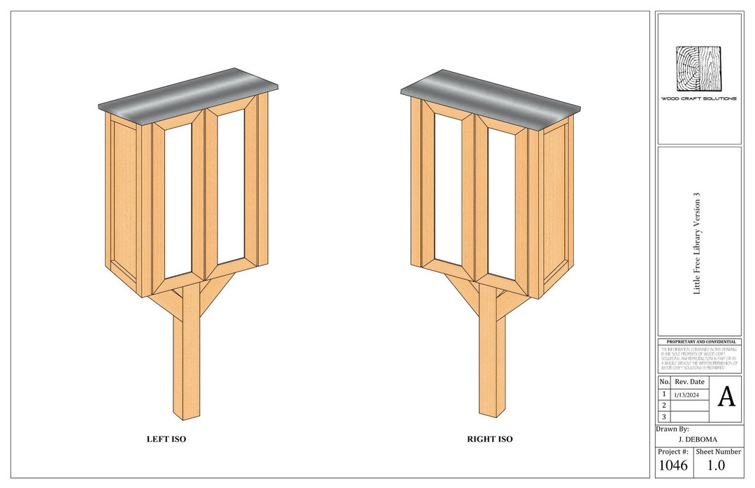 Little Free Library Version 3 - Etsy