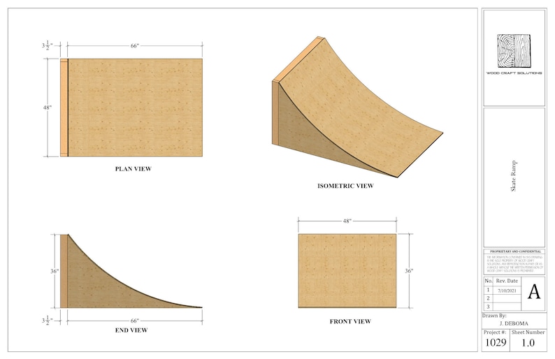 Skate Ramp Plans - Etsy