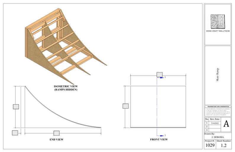 Skate Ramp Plans - Etsy