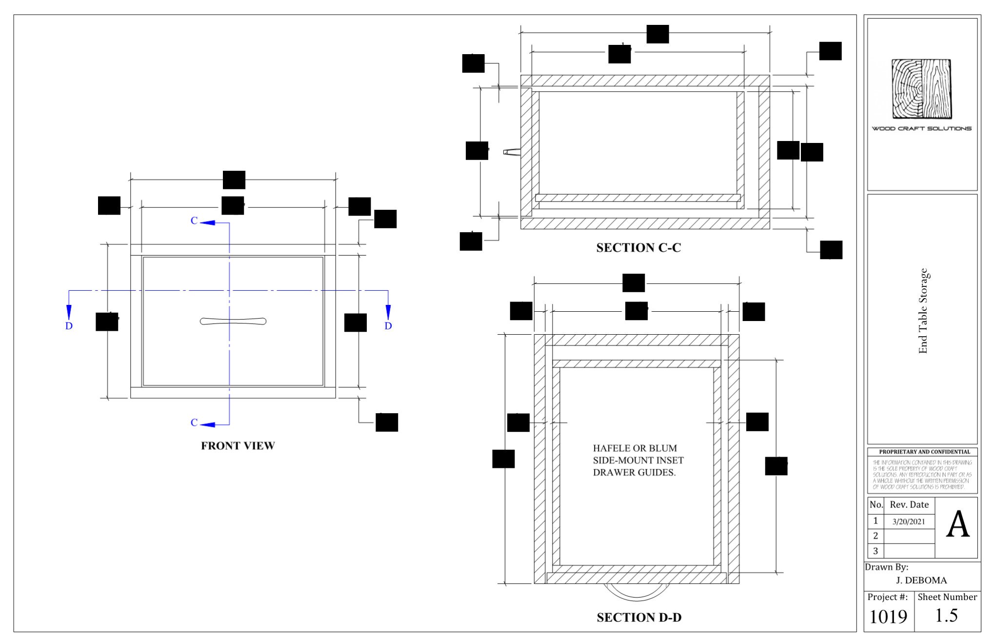 End Table Storage Plans - Etsy