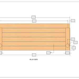 2x4 Large Bench Plans - Etsy