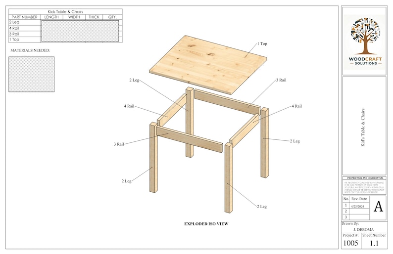 Kids Table & Chairs - Etsy
