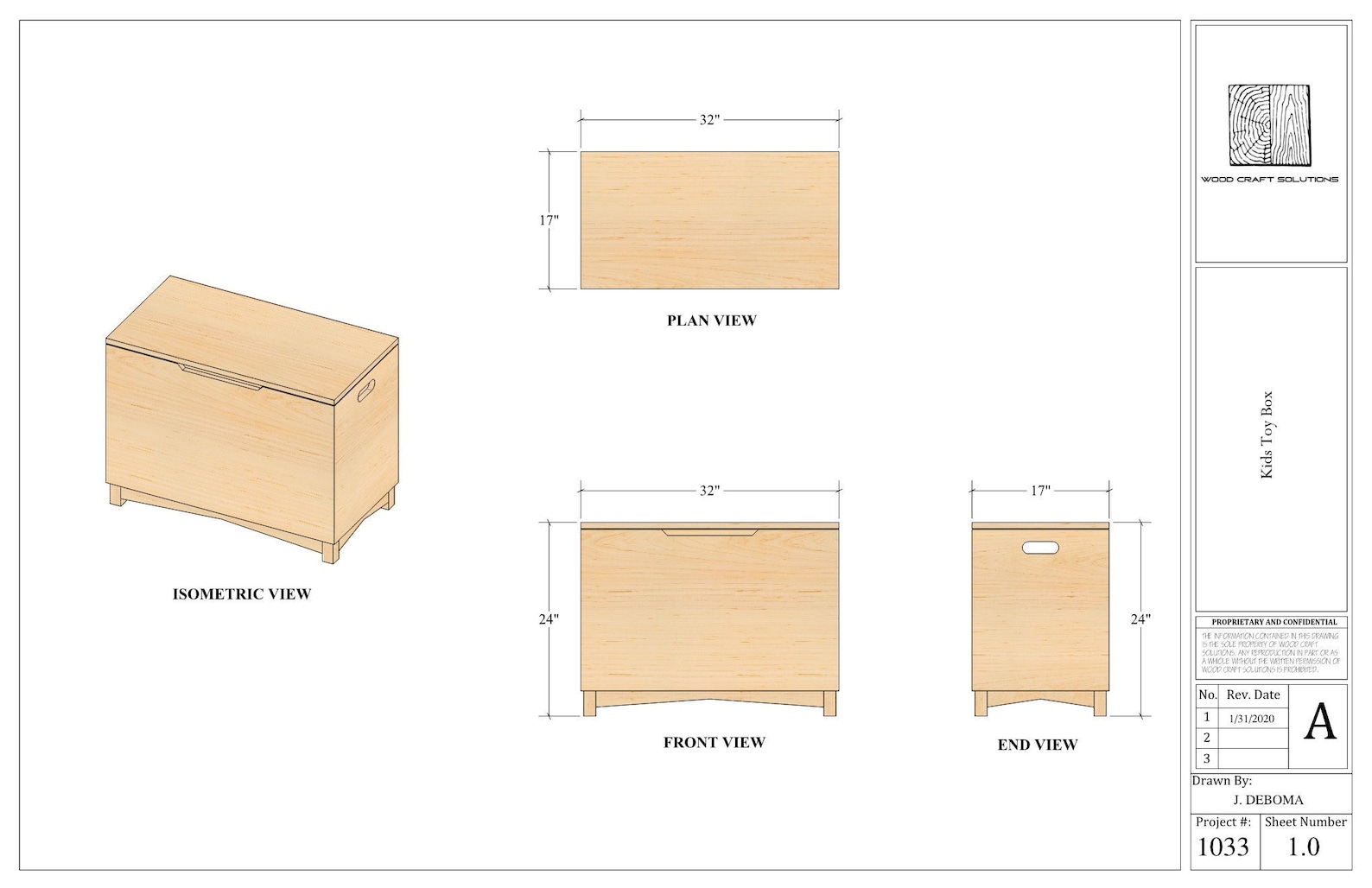 Kids Toy Box Plans - Etsy