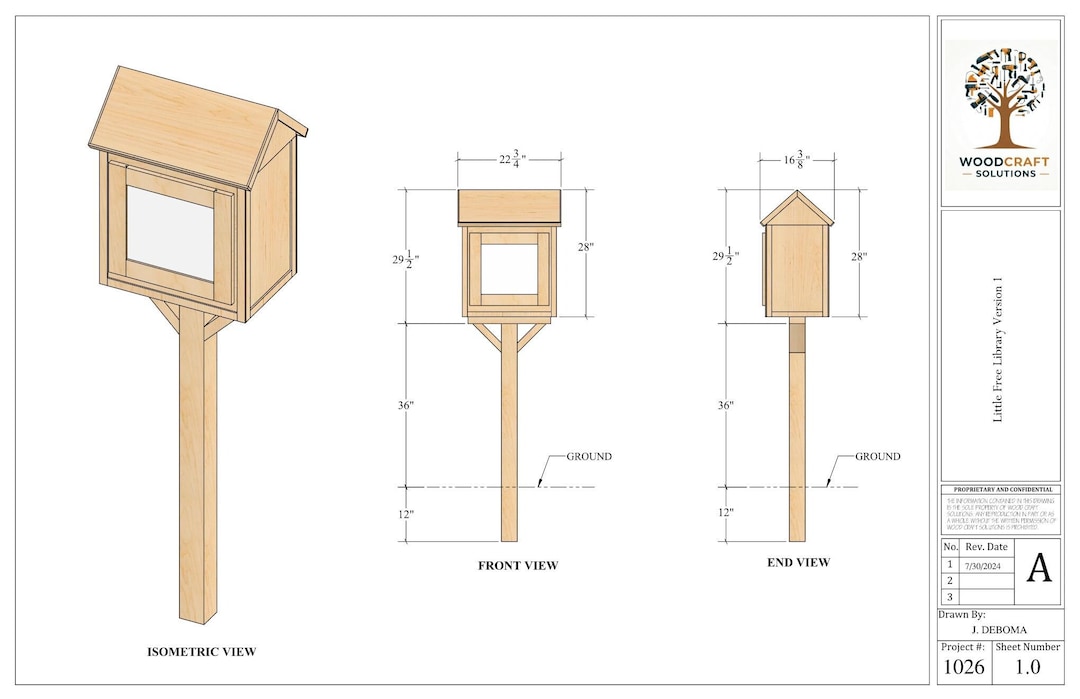 Little Free Library Version 1 - Etsy