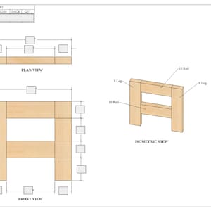 Hexagon/angled Bench Plans - Etsy
