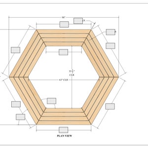 Hexagon/angled Bench Plans - Etsy