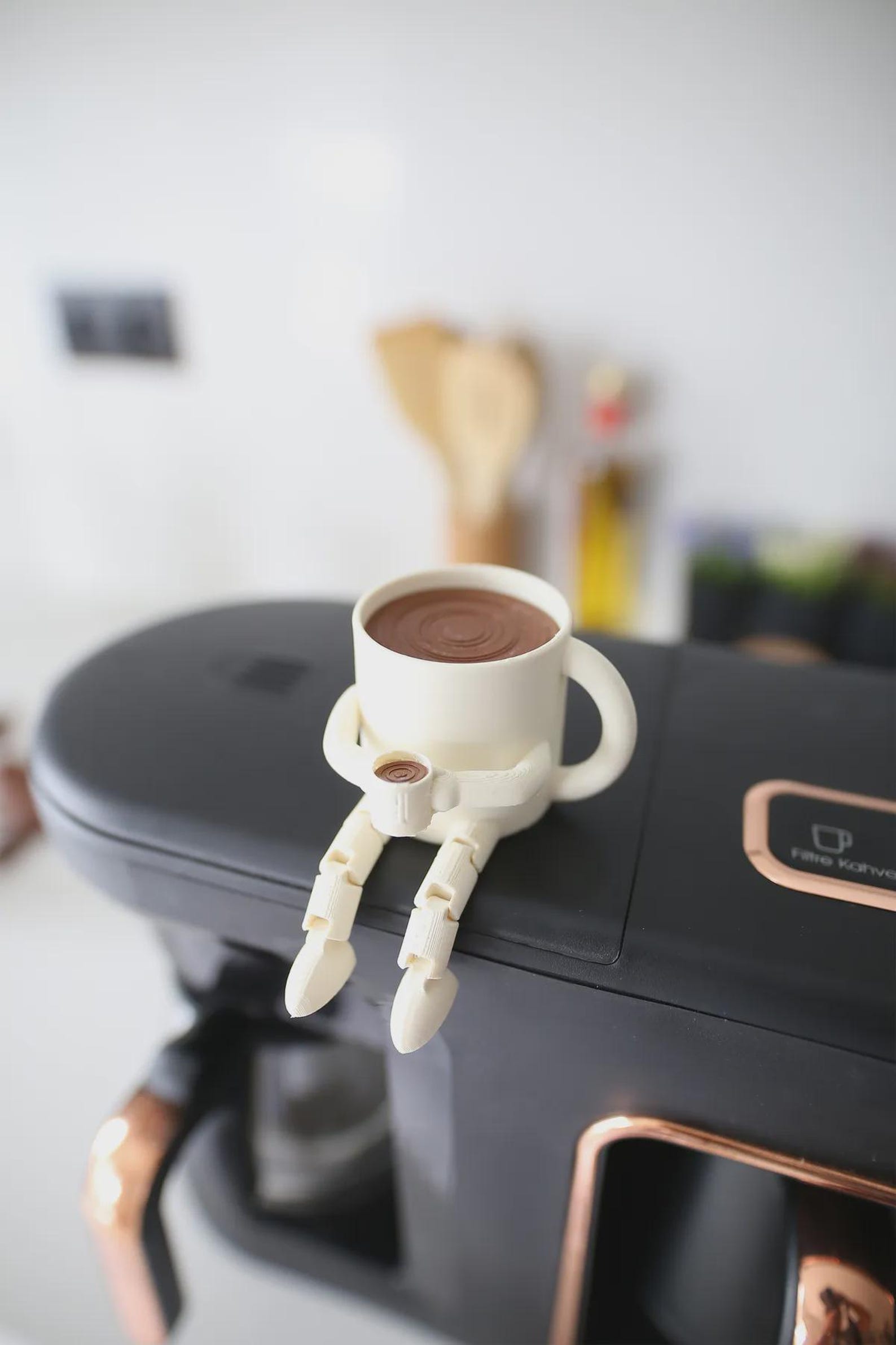 3D Printed Coffee Figurines-funny Desk Decor-barista Gift İdea - Etsy