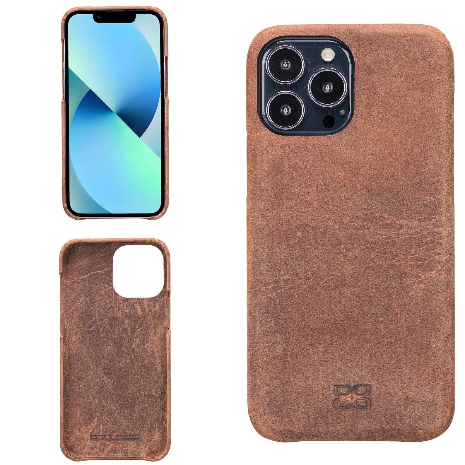 Personalized Full Grain Leather iPhone 13 Case: Custom Monogram - Etsy