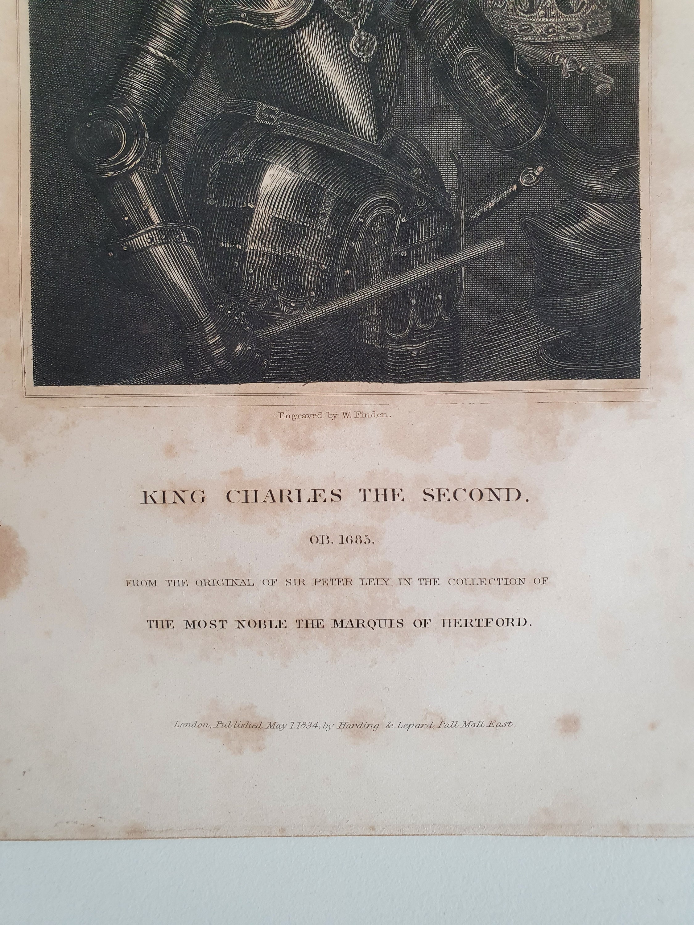 Old Engravings King Charles the Second 1685 John Powlett - Etsy