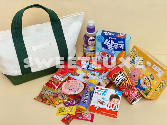 Korean Gift Kids Snack Box Asian Snack Put Korean Snacks in | Etsy