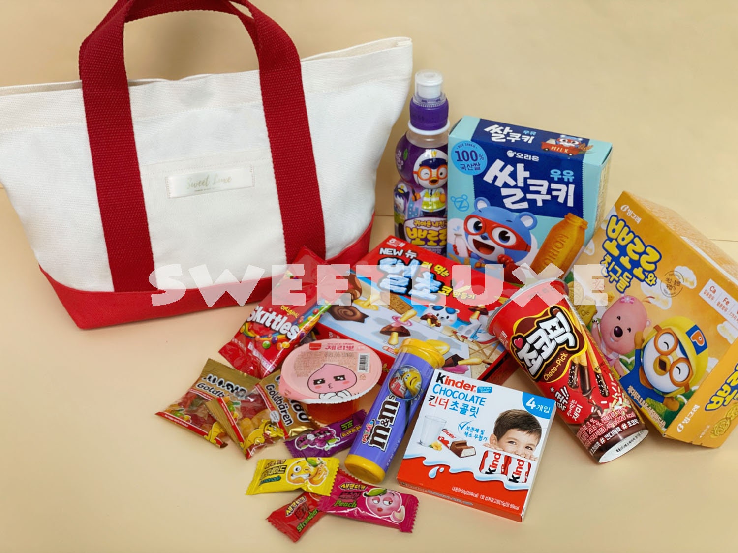 Korean Gift Kids Snack Box, Asian Snack, Put Korean Snacks in an ...