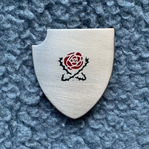 Skull Knight Shield Hard Enamel Pin - Etsy