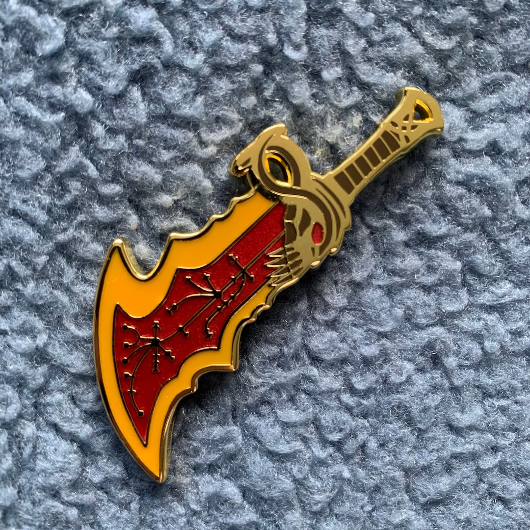 Blades of Chaos Hard Enamel Pin - Etsy