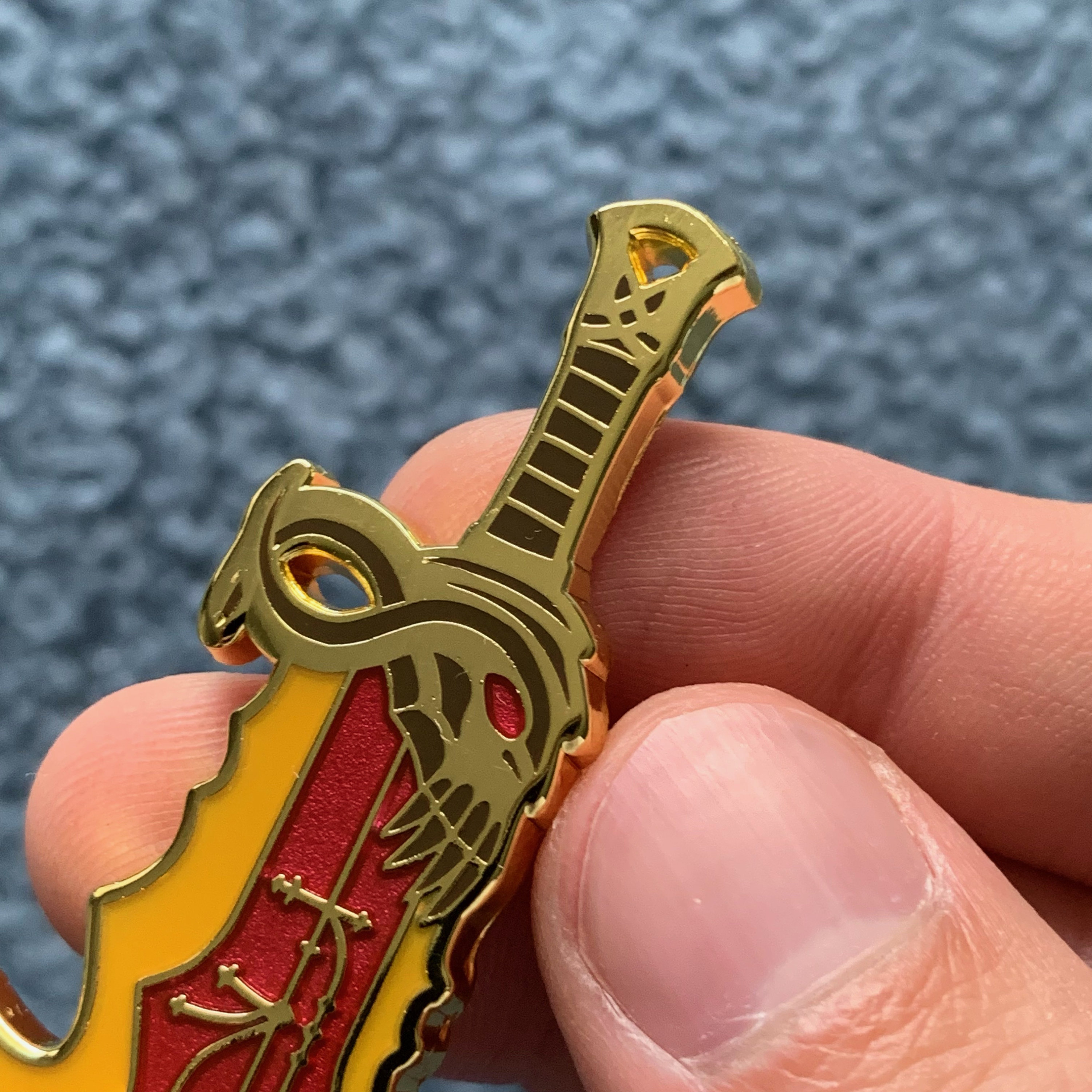 Blades of Chaos Hard Enamel Pin - Etsy