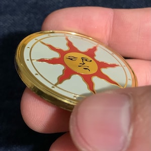 Sunlight Shield Hard Enamel Pin - Etsy