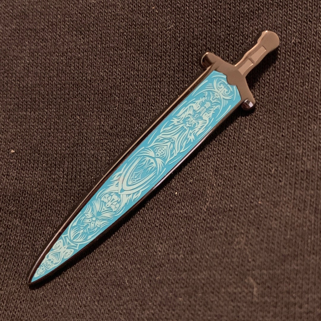 Glow in the Dark Holy Moonlight Sword - Hard Enamel Pin - Etsy
