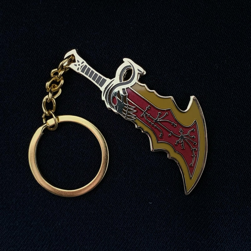 God of War Blades of Chaos Keychain - Etsy