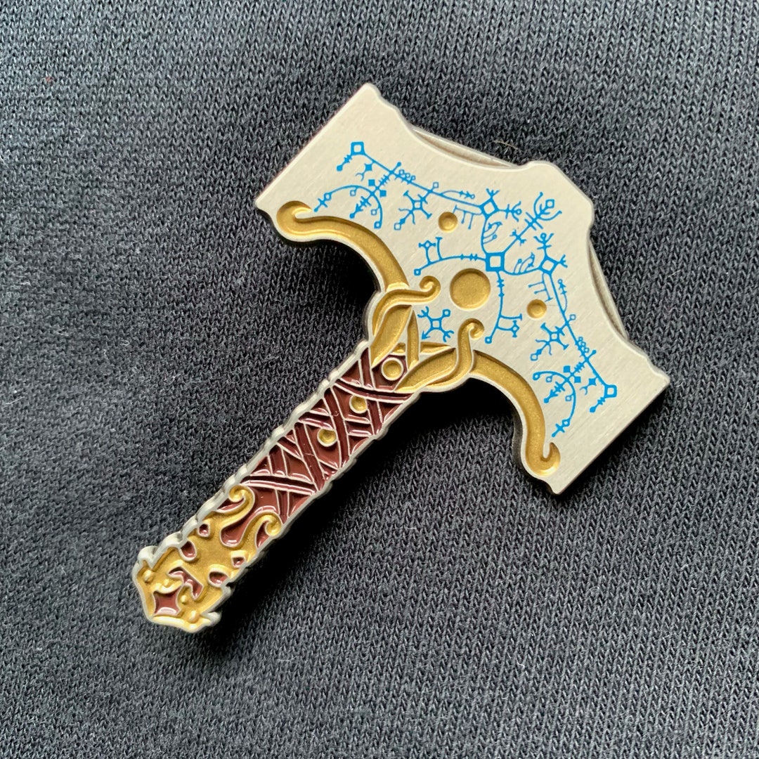 Mjölnir - Soft Enamel Pin - Etsy
