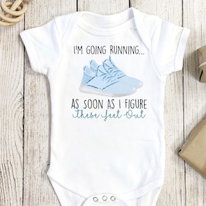 Running Onesie®, Runner Onesie®, Runner Baby Gift, Running Baby Gift ...