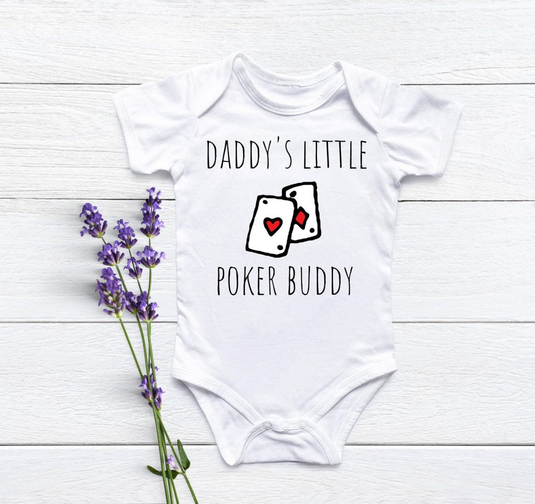 Poker Onesie®, Baby Shower Gift, Poker Buddy, Poker Baby Onesie®, Poker ...