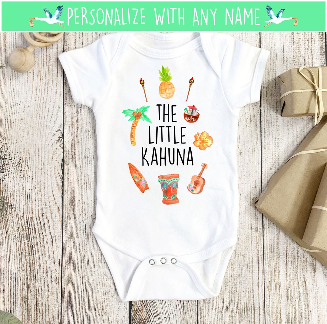 Hawaiian Onesie®, Hawaiian Baby Gift, Hawaiian Baby Shower, Baby Shower ...