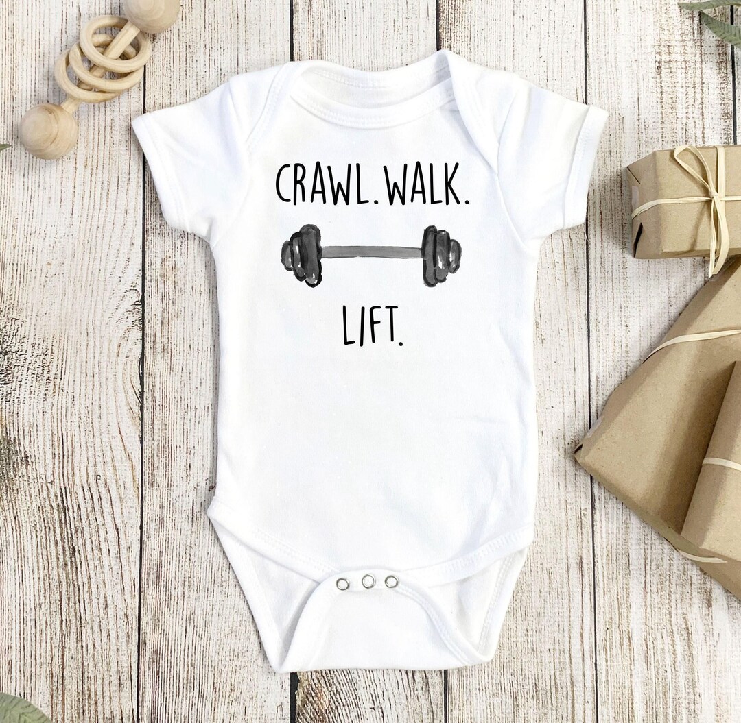 Gym Onesie®, Gym Baby Gift, Bodybuilder Onesie®, Bodybuilder Baby Gift ...