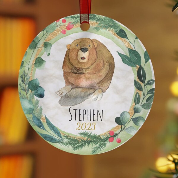 Beaver Ornament - Etsy