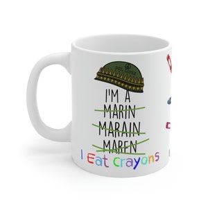 I Eat Crayons Mug, I Eat Crayons Gift, Military Mug, Military Gift ...