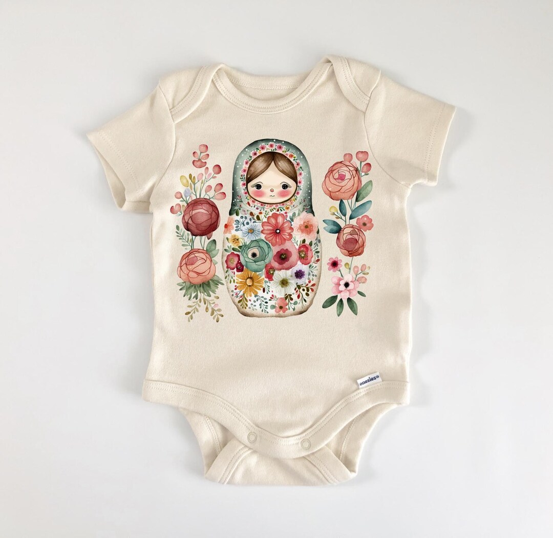 Nesting Doll Onesie®, Matryoshka Onesie®, Russian Onesie®, Soviet Baby ...
