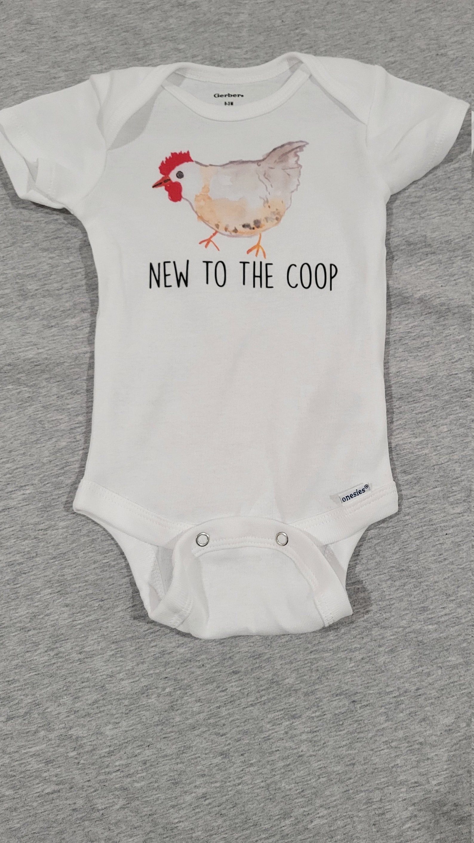 Funny Farm Onesie® Chicken Onesie® Chicken Baby Gift Funny - Etsy