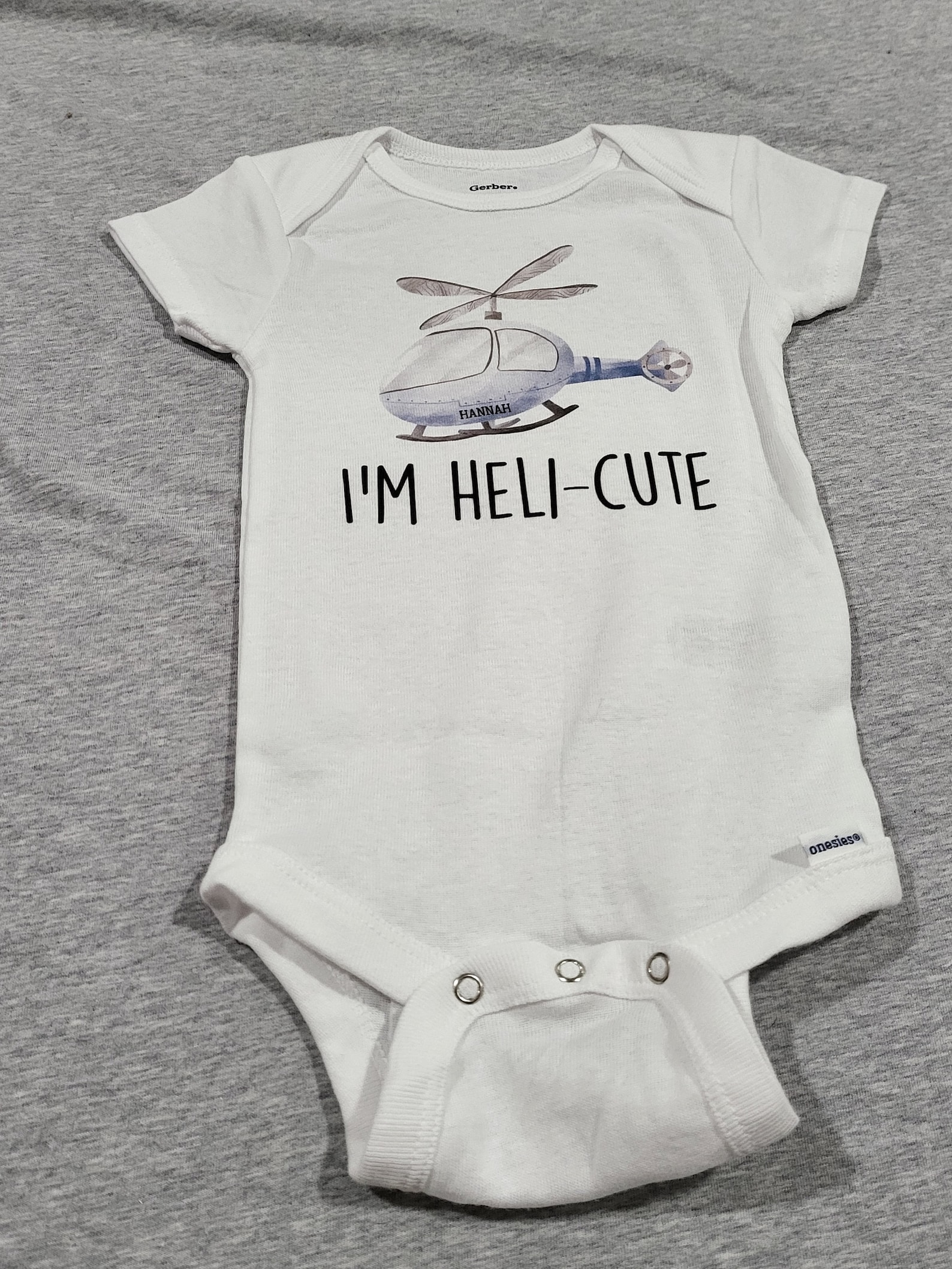Daddy's Co-pilot Onesie® Copilot Onesie® Helicopter - Etsy