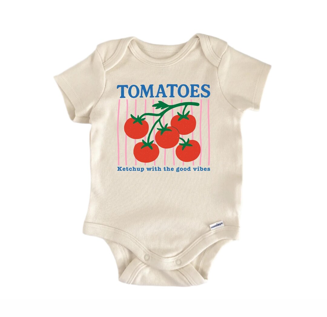 Tomatoes Fruit Retro - Baby Onesie® Cute Funny Boho Newborn Infant ...