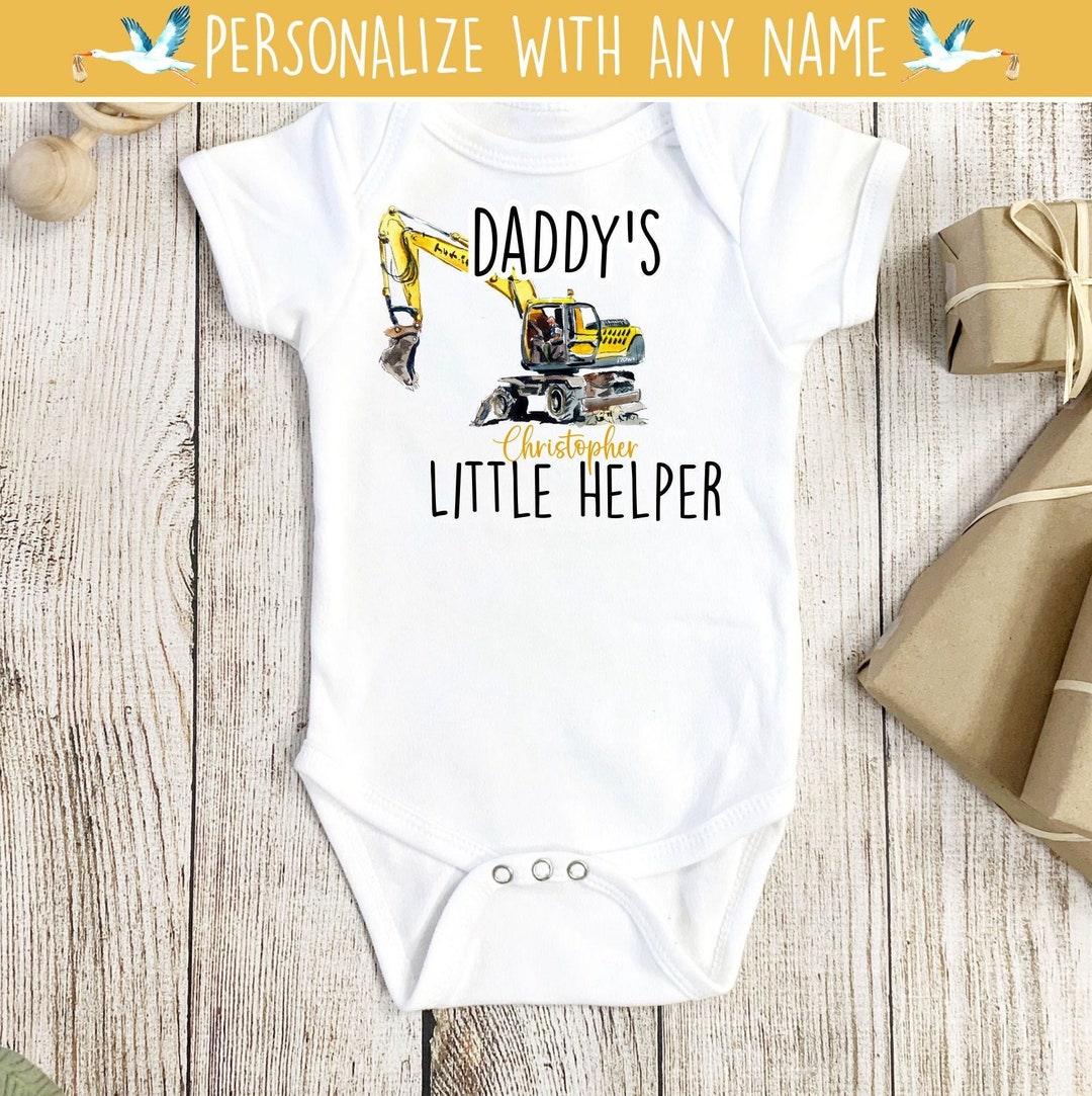 Excavator Onesie®, Construction Onesie®, Construction Baby Gift ...