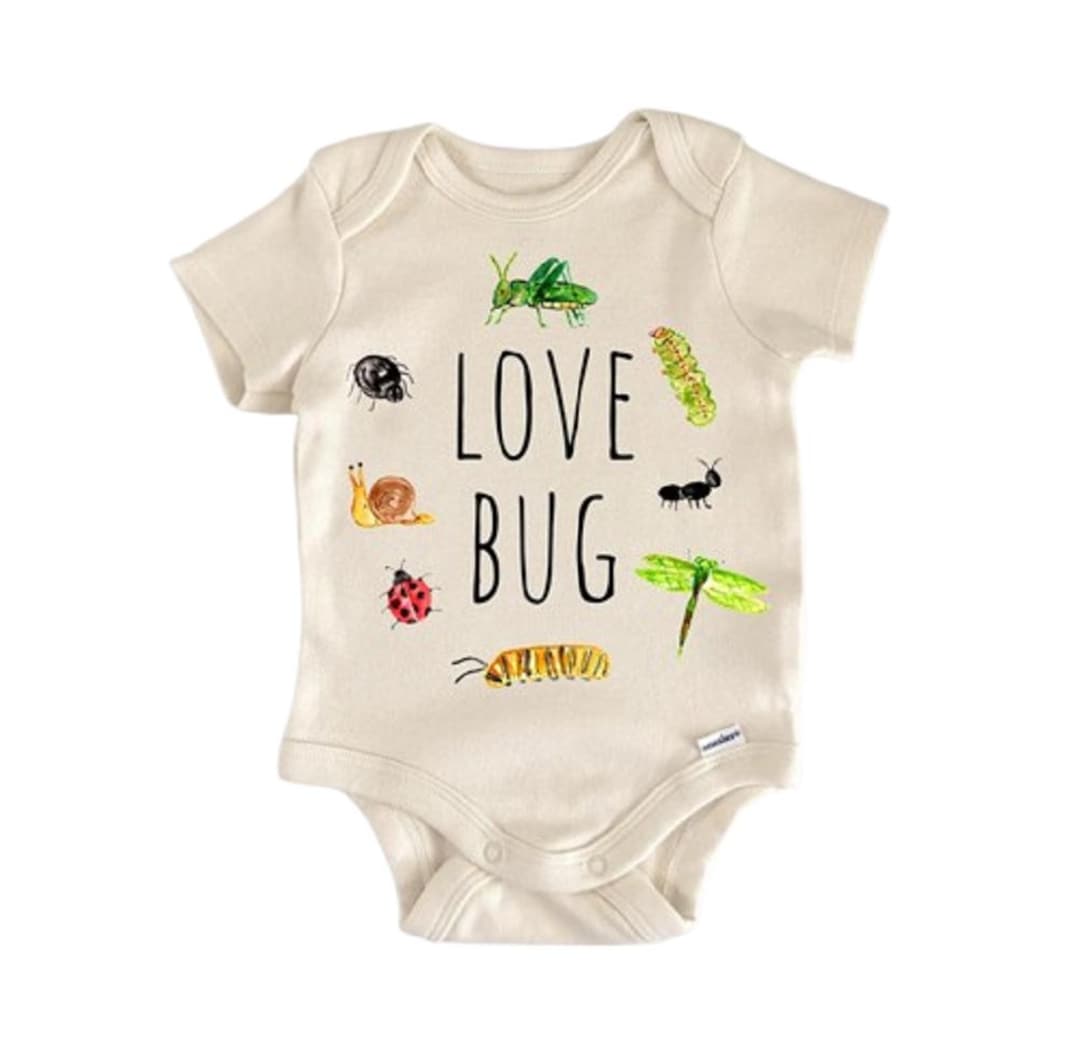 Love Bug Lady Bug Baby Onesie® Newborn Cotton Bodysuit Baby Shower Gift ...