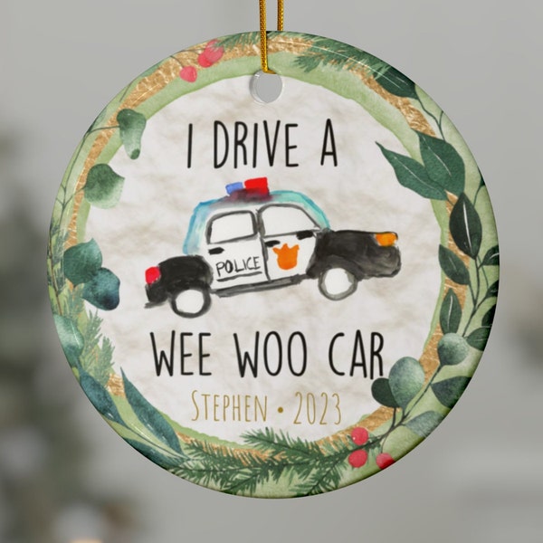 Police Officers First Christmas Ornament - Etsy