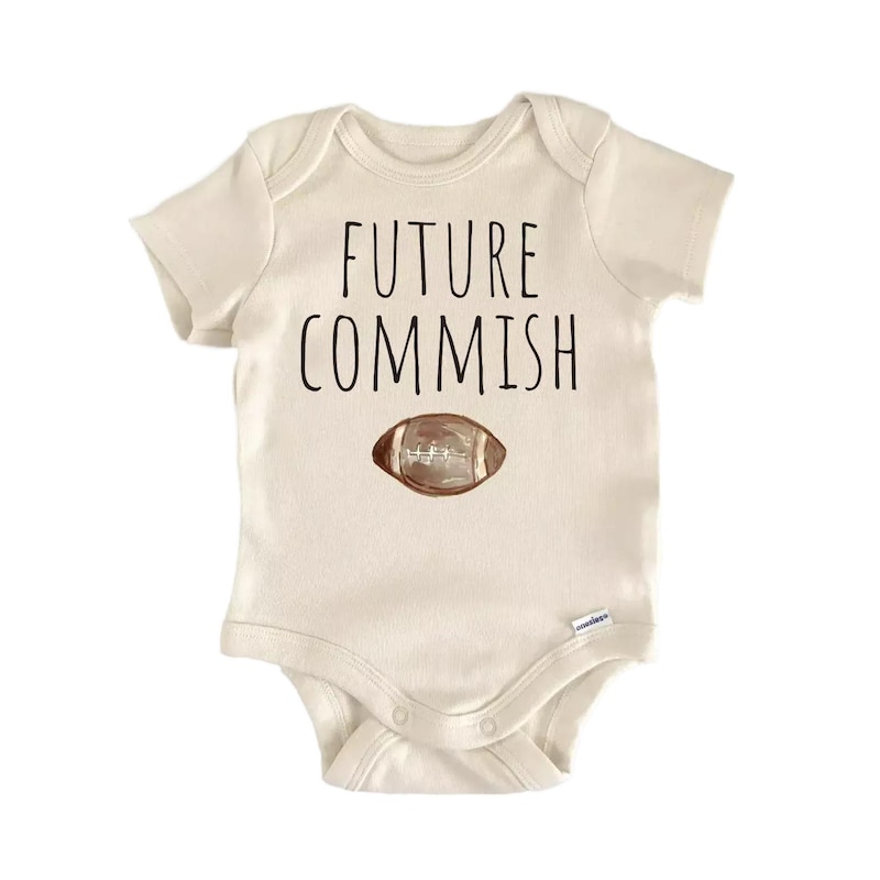 Baby Football Onesie - Etsy