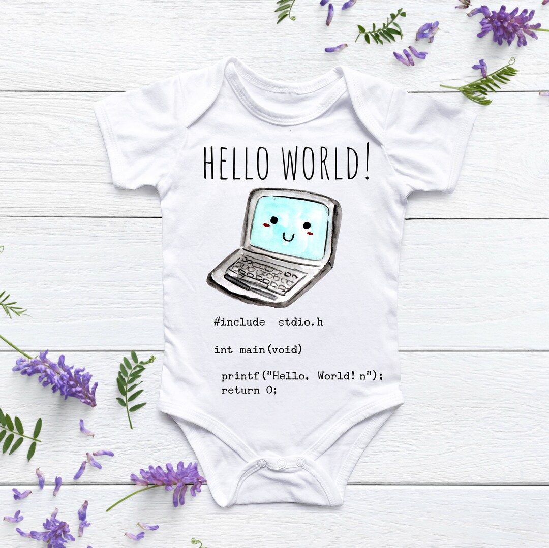 Coder Onesie®, Coding Onesie®, Coding Baby Gift, Coder Baby Gift, Programmer Onesie®, Computer ...