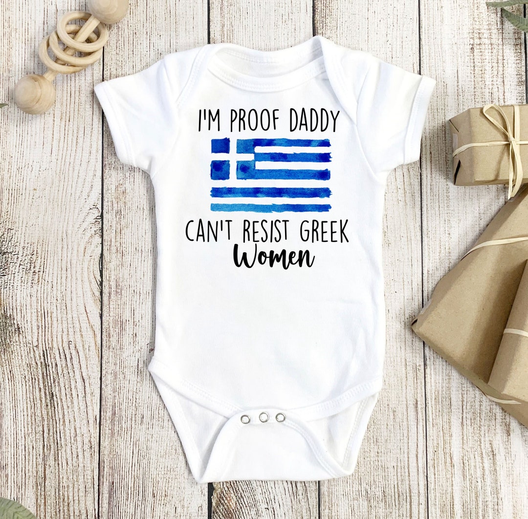 Greek Onesie®, Greek Baby Gift, Greek Newborn Gift, Greece Onesie ...