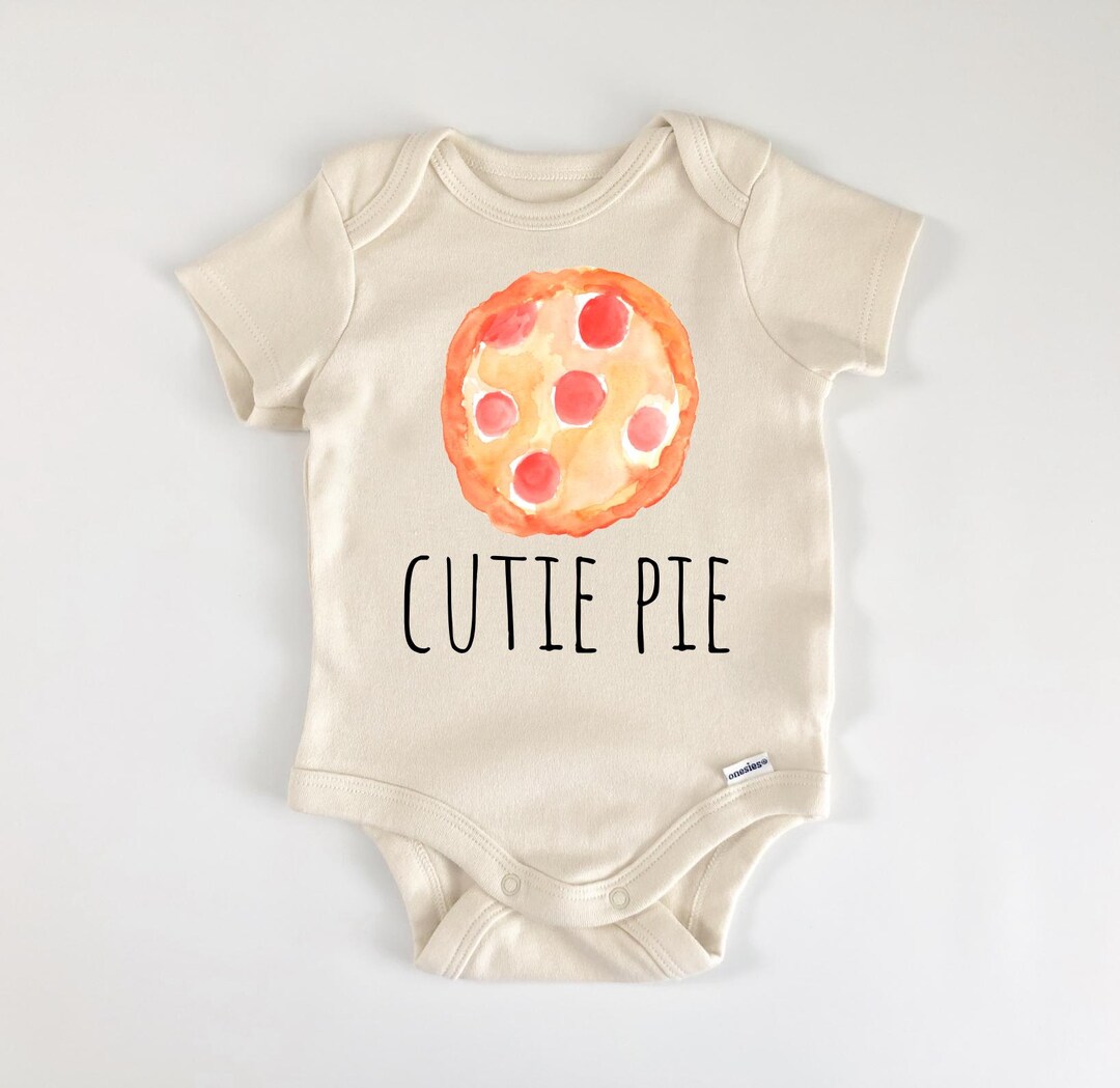 Pizza Onesie®, Baby Shower Gift, Baby Onesie®, Funny Baby Onesie ...
