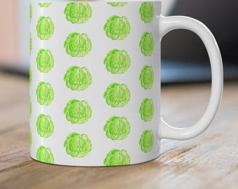 Funny Cabbage Mug - Etsy