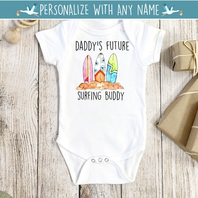Surfer Baby Bodysuit - Etsy