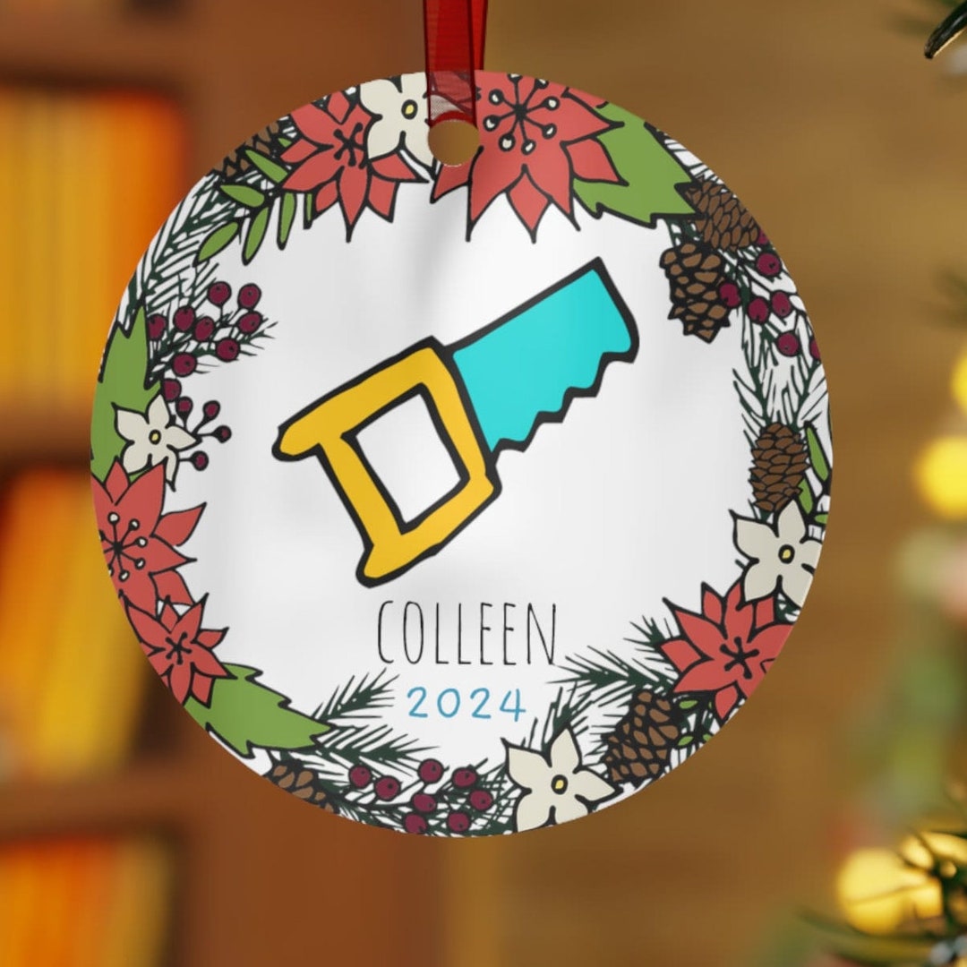 Christmas Ornament, Carpenter Ornament, Carpenter Gift, Carpenter, Tool ...